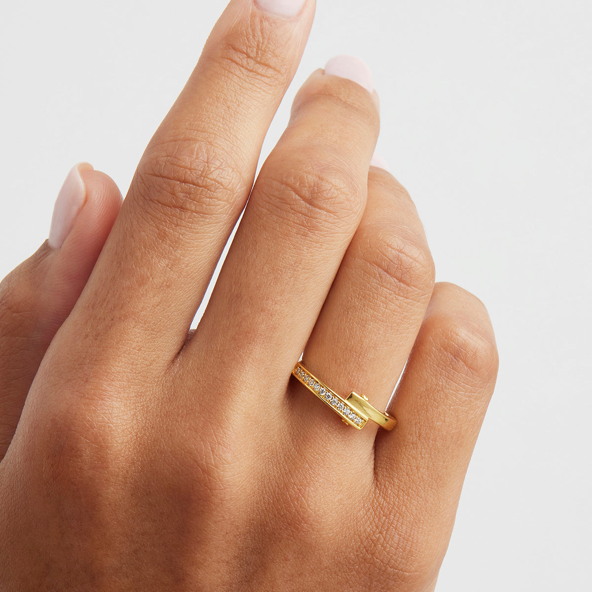 18k Gold Vermeil Connection Ring – by charlotte
