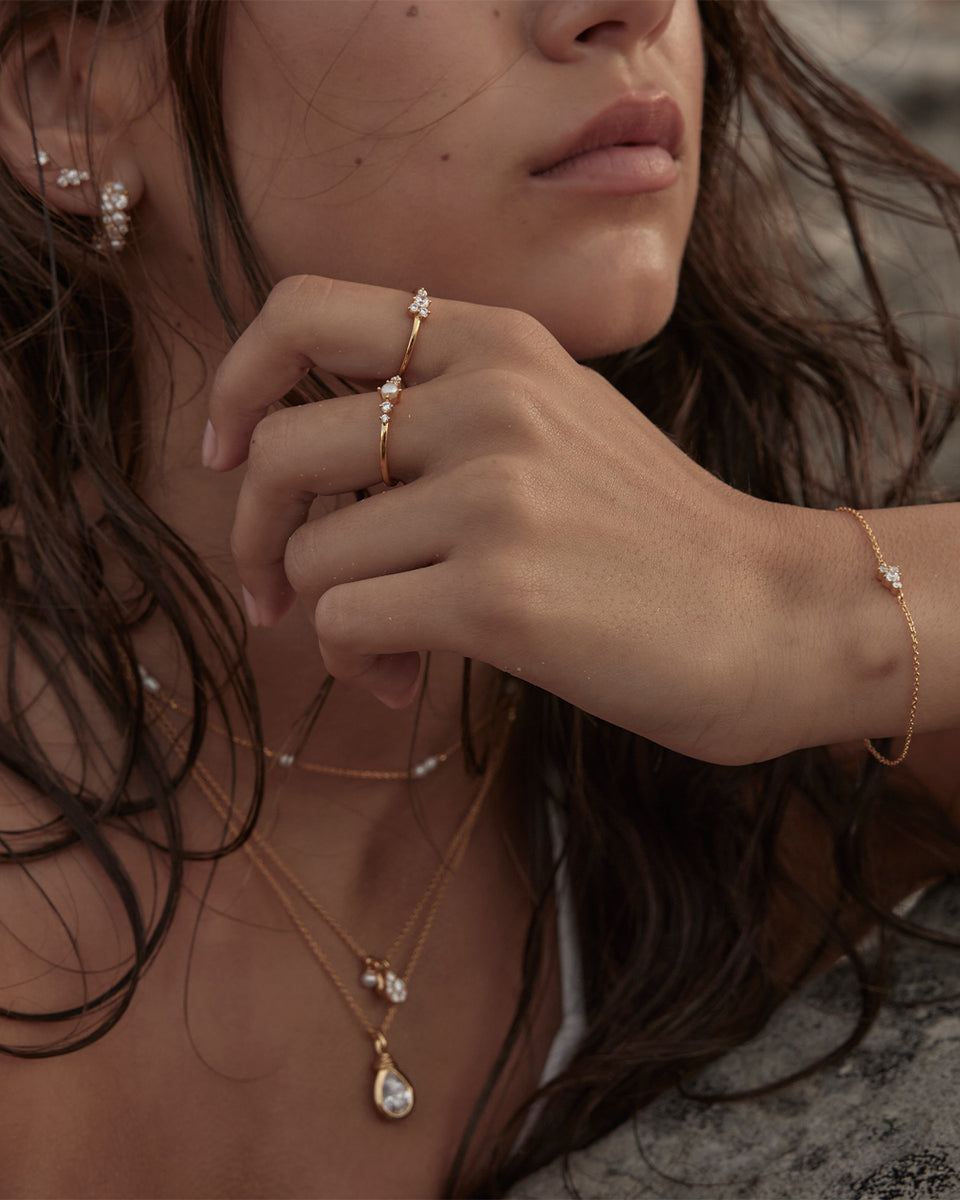 18k Gold Vermeil Mist Ring – by charlotte