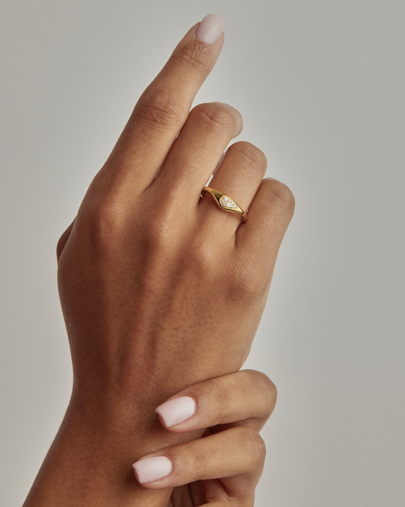 18k Gold Vermeil Chasing Tides Ring – by charlotte