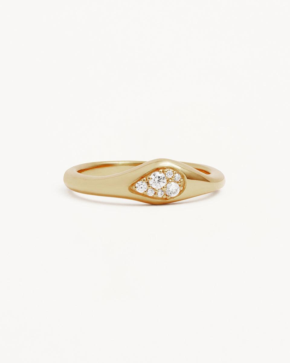 18k Gold Vermeil Ocean Mist Ring – by charlotte