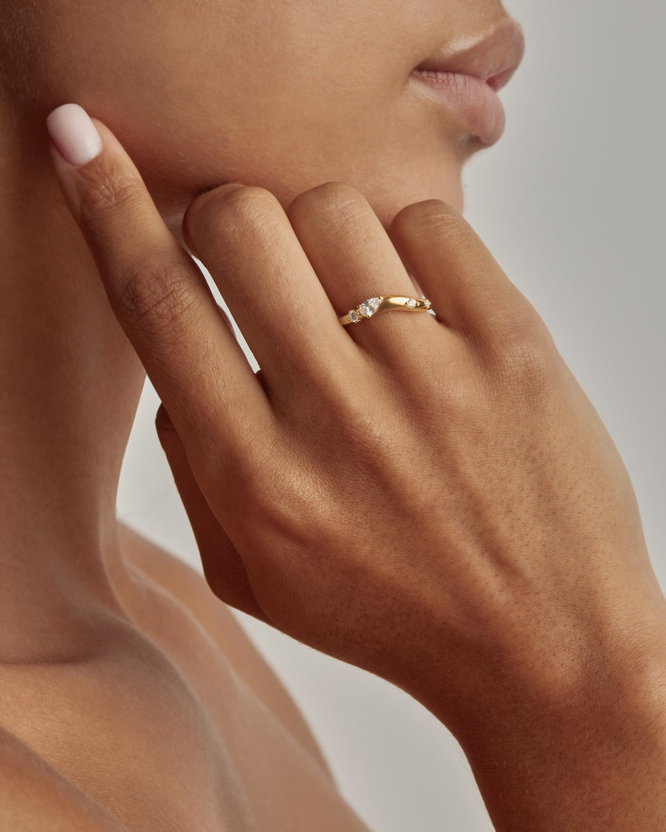 18k Gold Vermeil Chasing Tides Ring – by charlotte