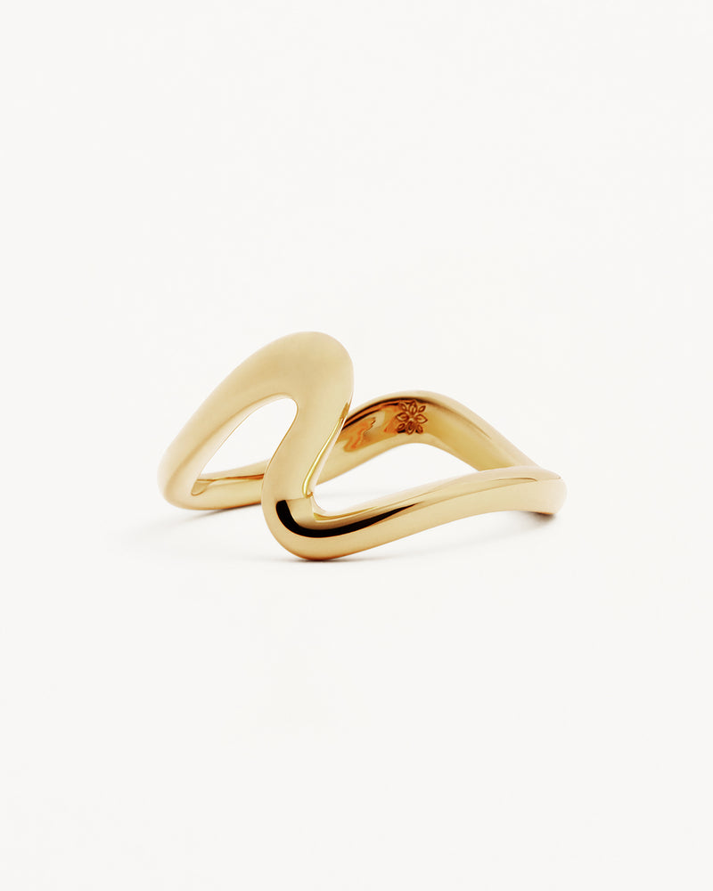 18k Gold Vermeil Flow of Life Ring – by charlotte