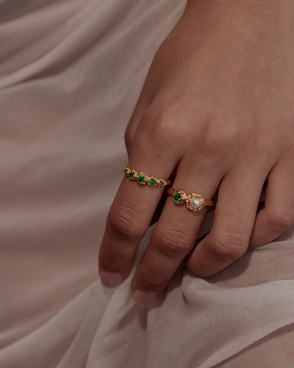 18k Gold Vermeil Moonlit Tides Ring – by charlotte