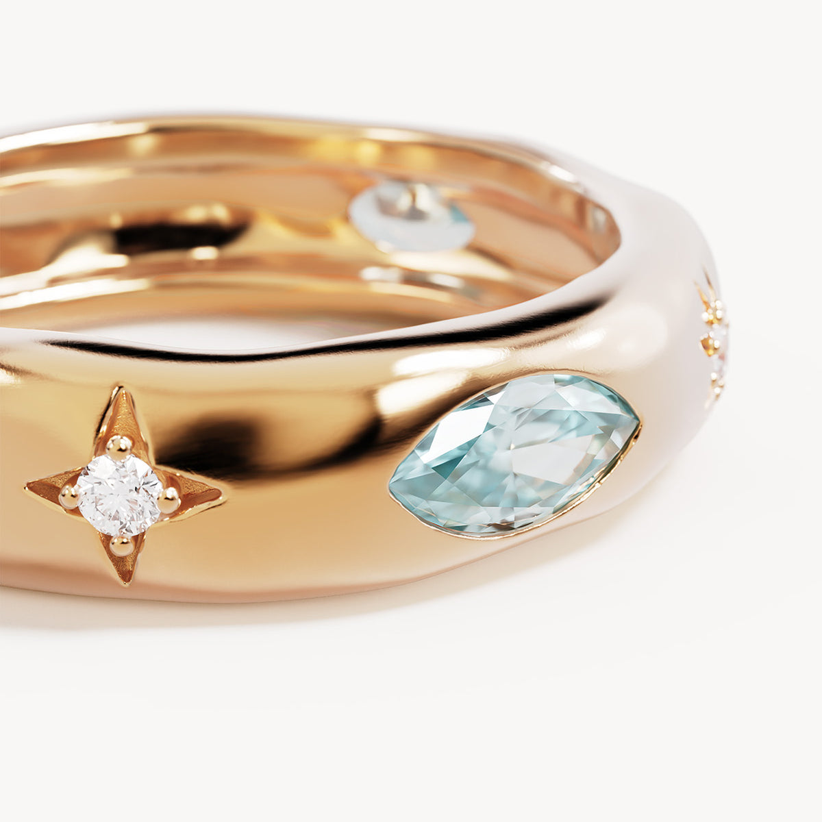 18k Gold Vermeil Hope and Protection Ring – by charlotte