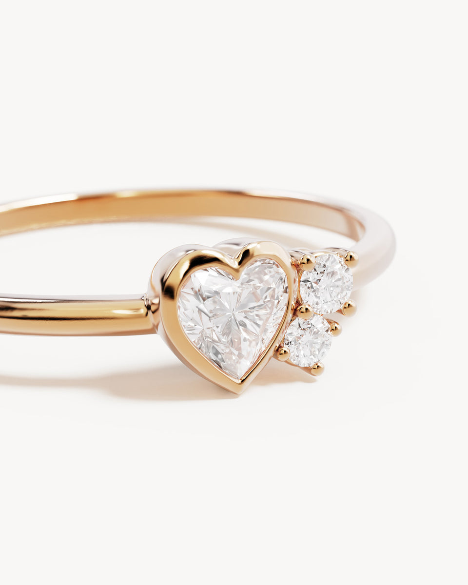 18k Gold Vermeil Dream Lover Heart Ring – by charlotte