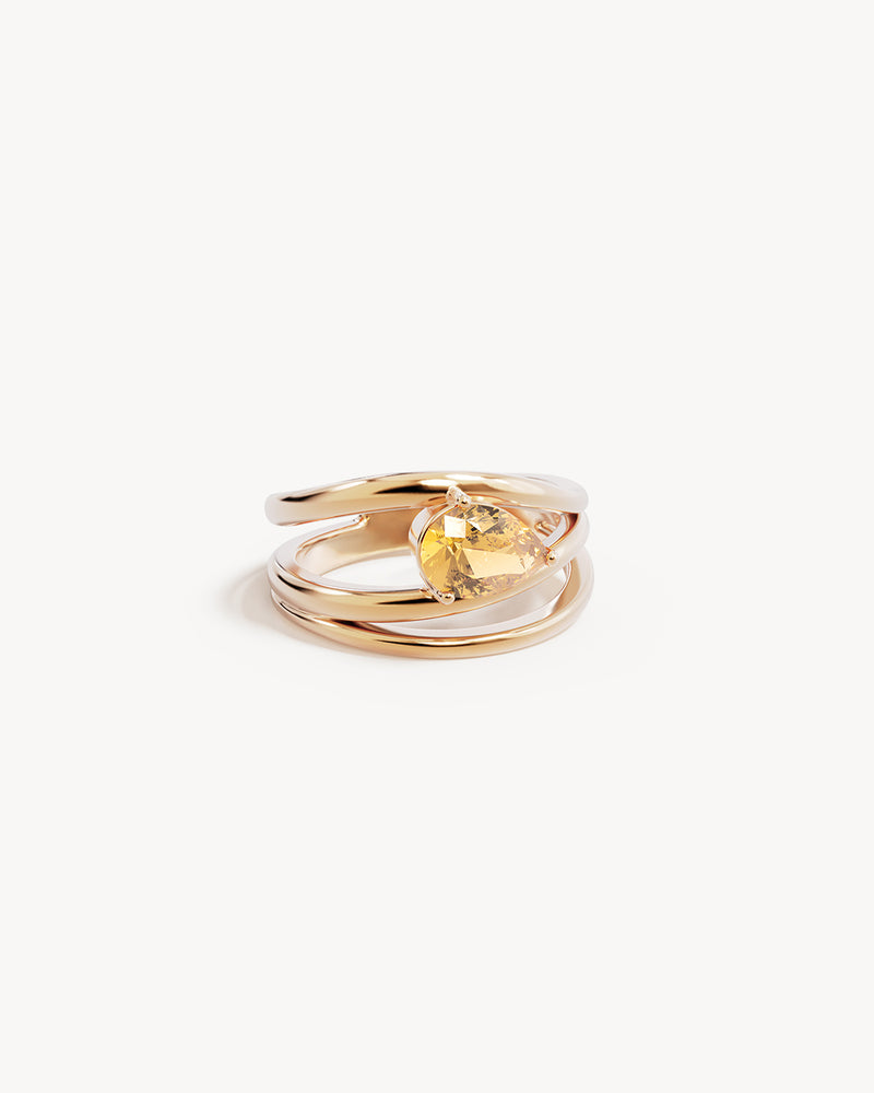 18k Gold Vermeil Joy of Life Ring – by charlotte
