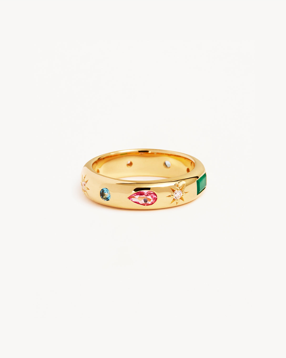 18k Gold Vermeil Connect to the Universe Ring – by charlotte