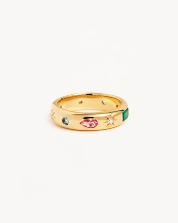 18k Gold Vermeil Connect to the Universe Ring – by charlotte