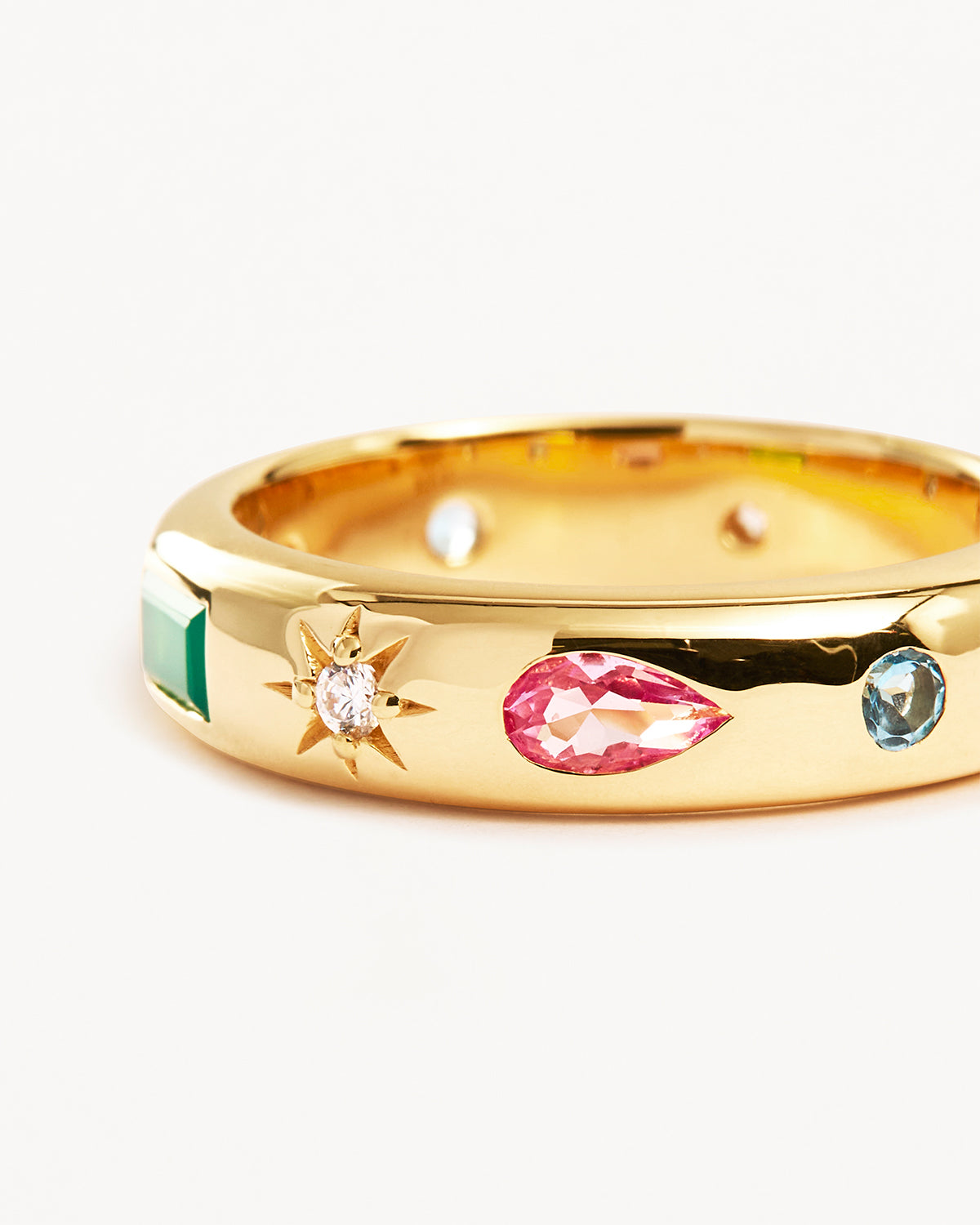 18k Gold Vermeil Connect to the Universe Ring – by charlotte