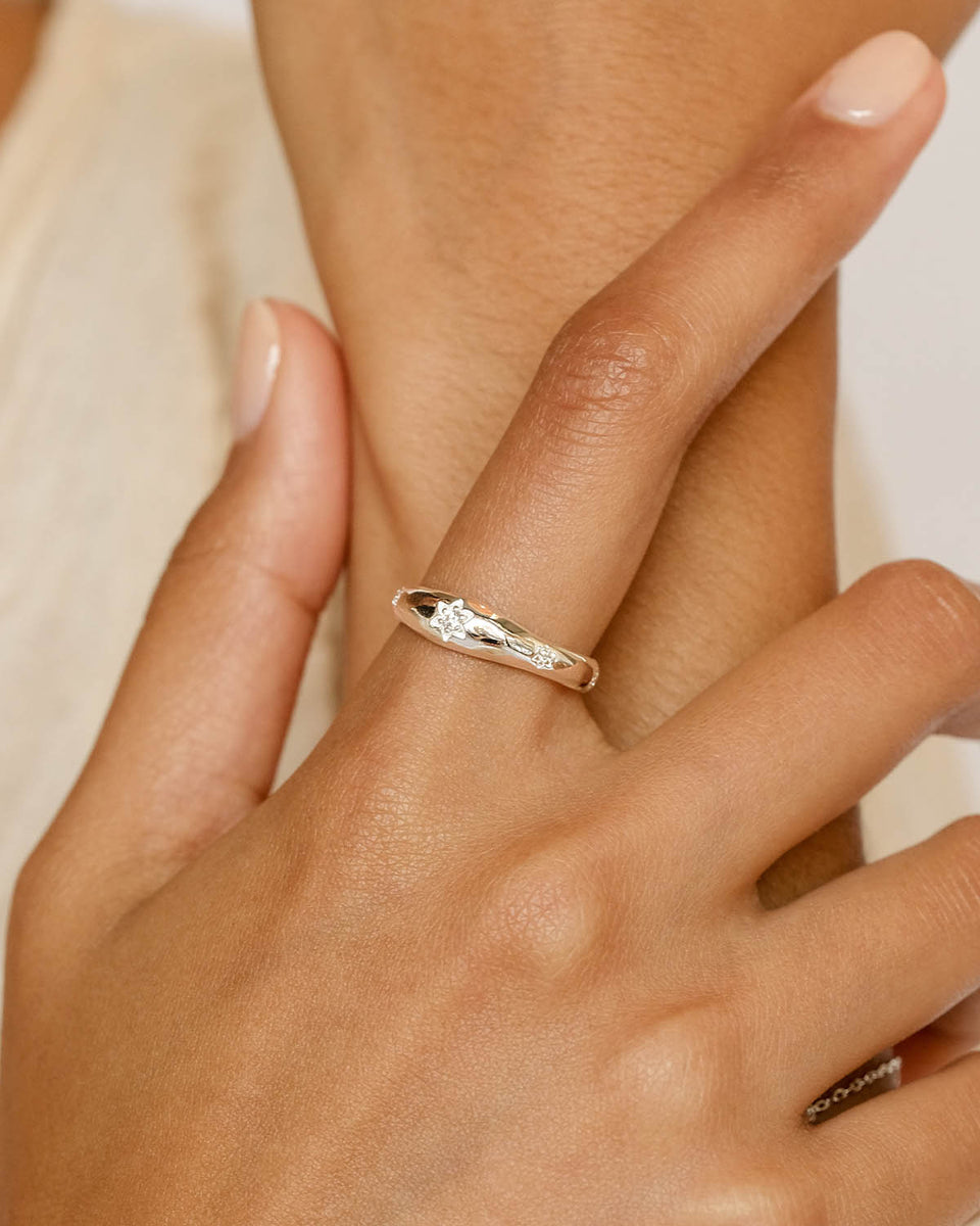 Sterling Silver Align Your Soul Ring – by charlotte